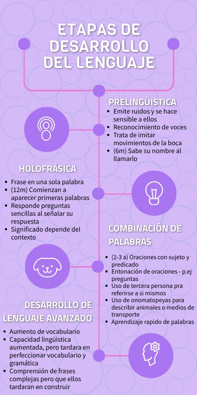 ETAPAS DE DESARROLLO DEL LENGUAJE | Genially