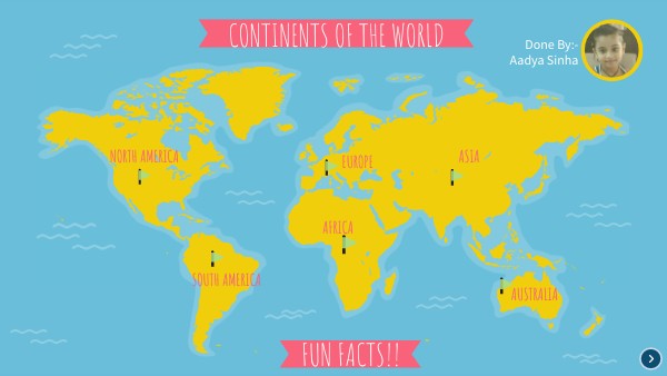 Activity 2- Oceans and Continents- Aadya Sinha