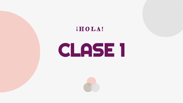 CLASE 1