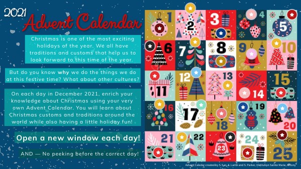 Advent Calendar 2021 (4e/3e) | Genially