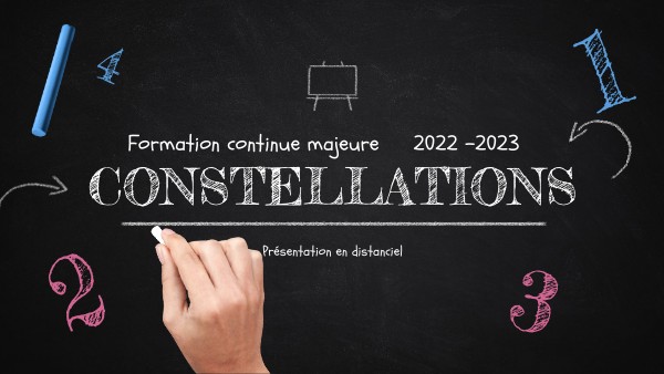 présentation constellations à partager | Genially