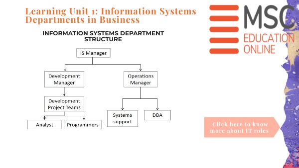 Learning Unit 1:Information Systems department | Genially