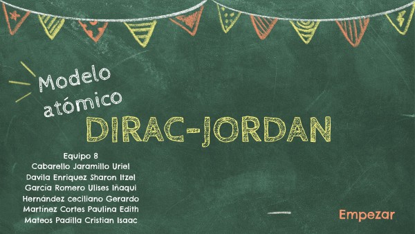 Modelo atómico Dirac-Jordan