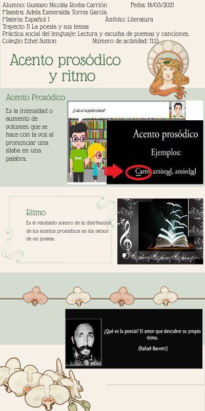 Acento prosódico y ritmo en la poesía