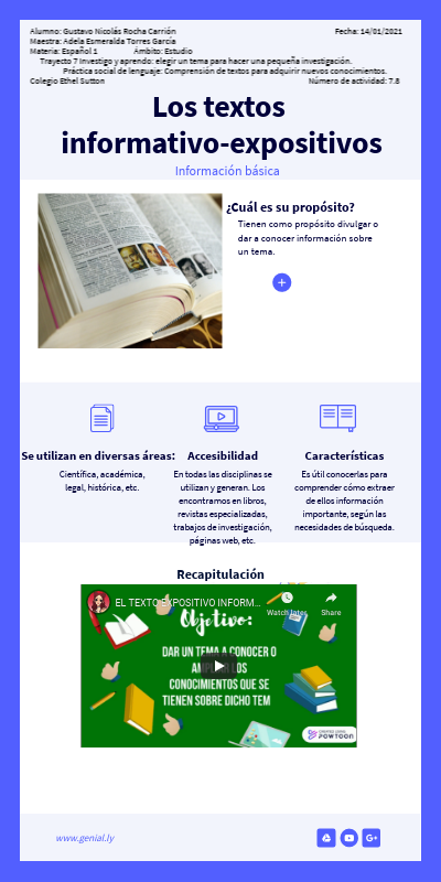 Los textos informativo-expositivos