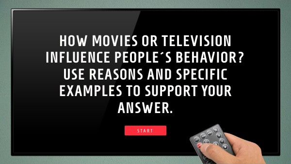 HOW MOVIES OR TV INFLUENCE | Genially