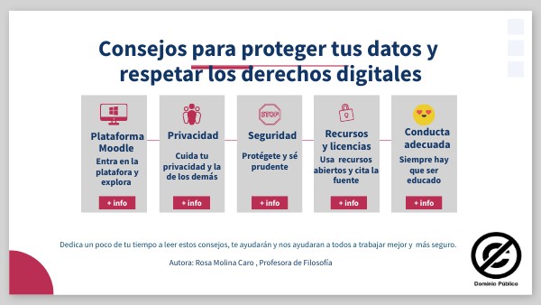 Consejos de seguridad y privacidad