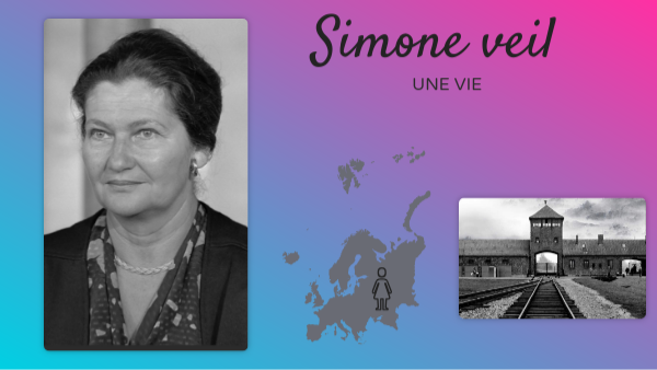 simone veil une vie groupe | Genially