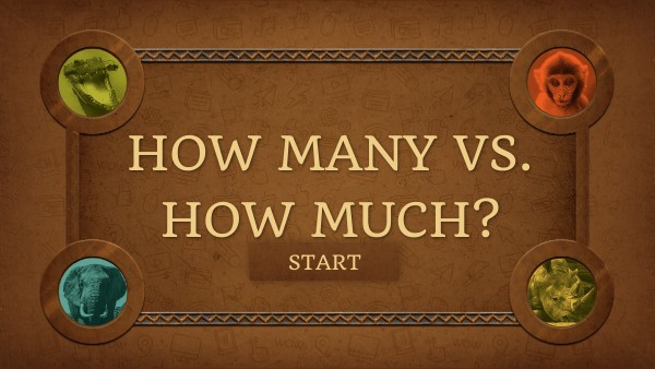 How Many vs How Much - Jumanji Game | Genially
