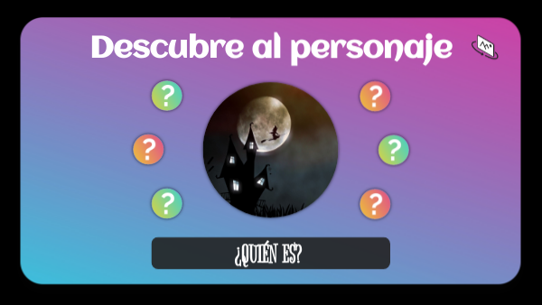DESCUBRE AL PERSONAJE DE HALLOWEEN