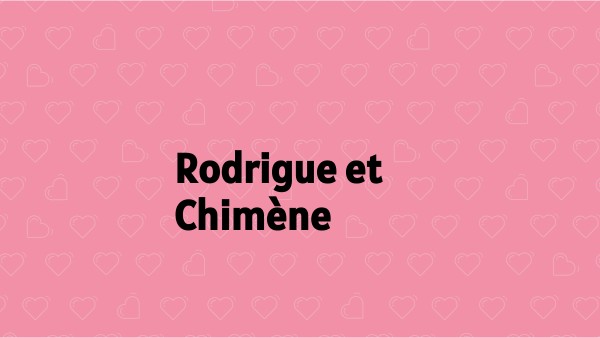 Rodrigue et chimène