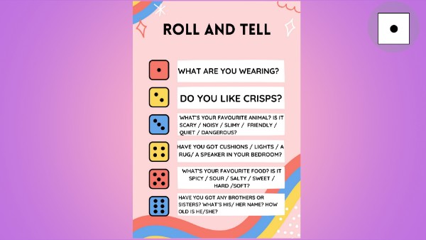 Roll & tell Initial evaluation