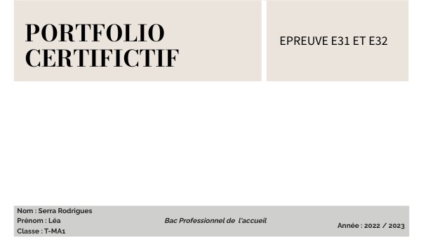 epreuve E31 , E32 | Genially