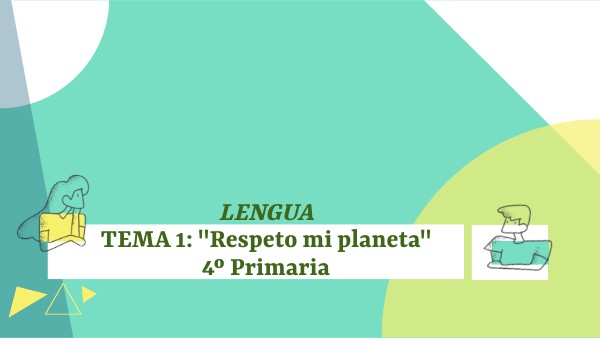 4º LENGUA TEMA 1 | Genially