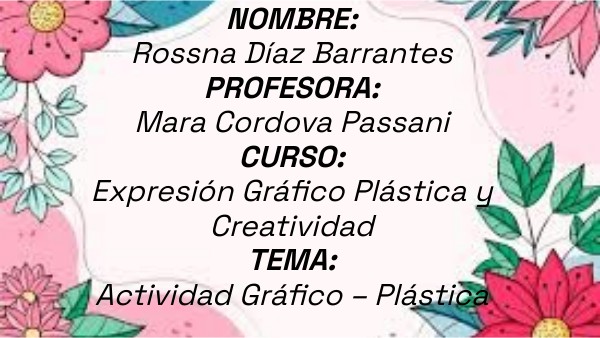 Actividad Grafo - Plástica | Genially