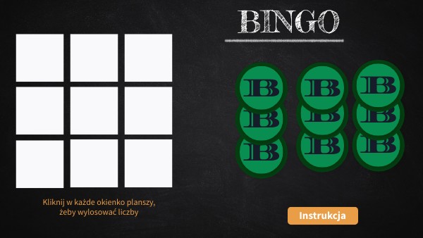 Bingo plansza