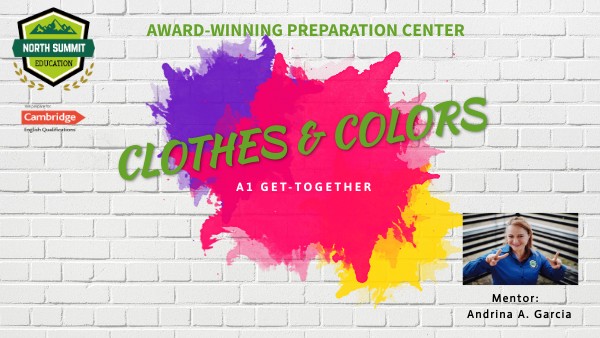 May's A1 Get-to Clothes and colors | Genially