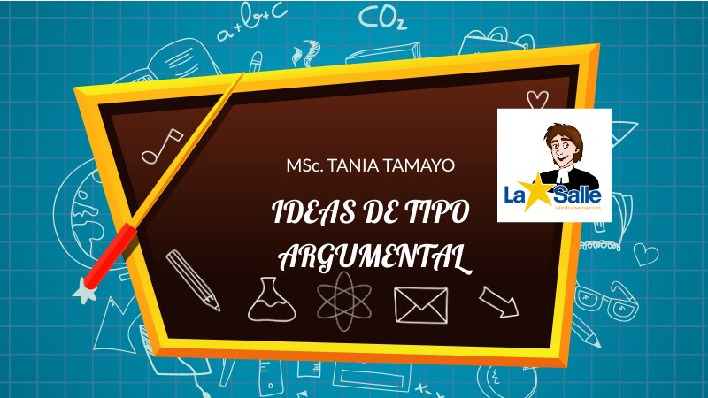 IDEAS DE TIPO ARGUMENTAL 10MOS