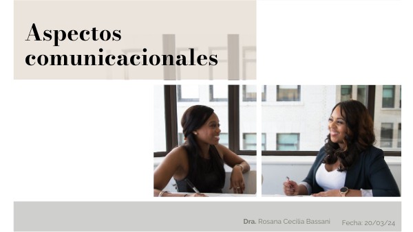 ASPECTOS COMUNICACIONALES | Genially