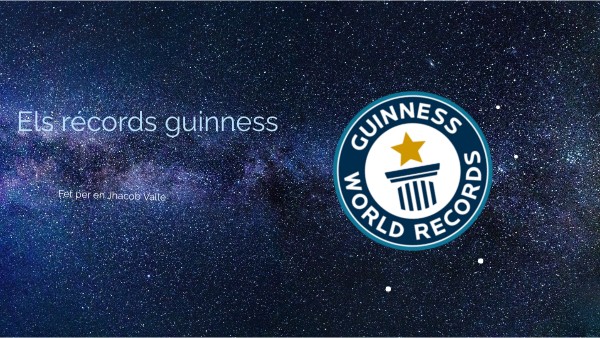 los récords guinness | Genially