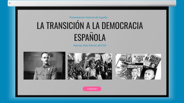 La transición a la democracia