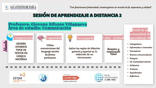 Tildación general y especial | Genially