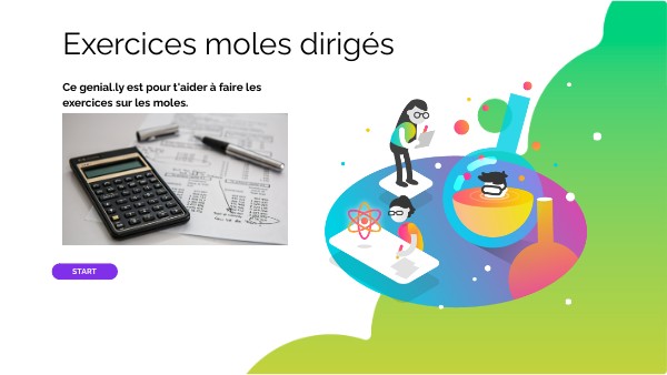Pour exercices moles | Genially