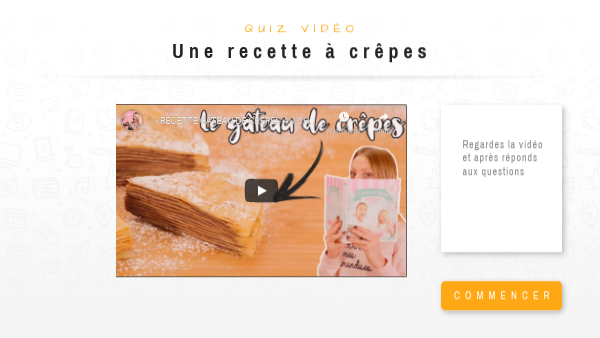 Une recette à crêpes
