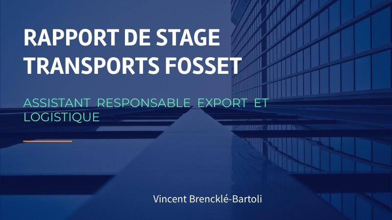 Projet transports Fosset