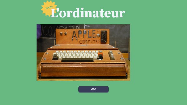 L'évolution de l'ordinateur | Genially