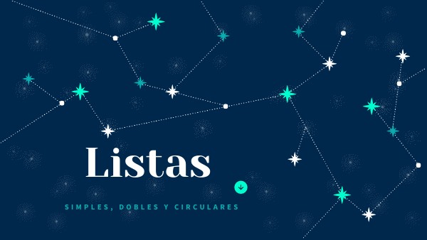 Listas simples, dobles y circulares | Genially