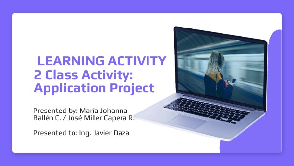 application project | Genially