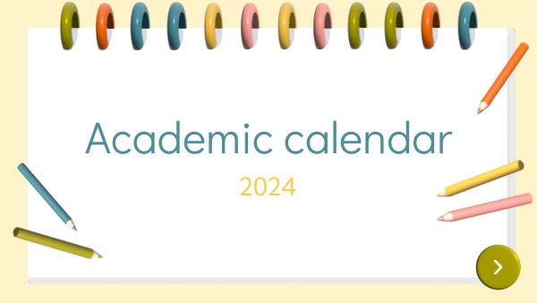 Academic Calendar 2024