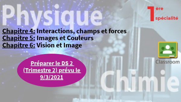 1ère spé Physique Chimie | Genially