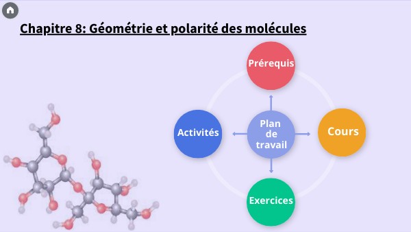 CH8: Géométrie des molécules