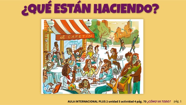 ESTAR + GERUNDIO | Genially