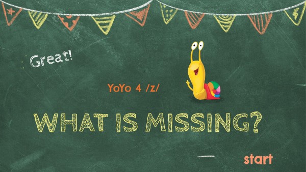 YoYo 4 /z/ What´s missing? | Genially