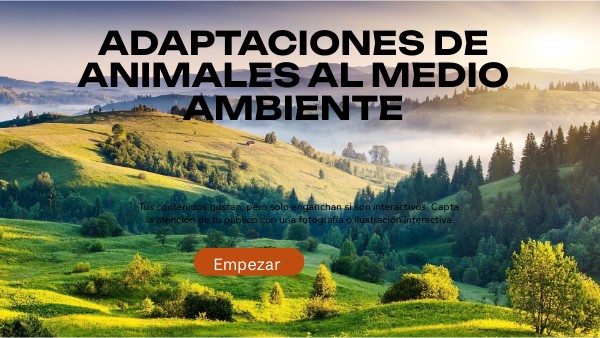 Adaptaciones de animales al ambiente