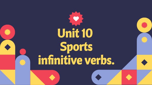 Sports, infinitive verbs. | Genially
