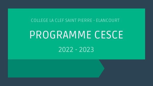 CESCE 1 / 2022-2023 | Genially