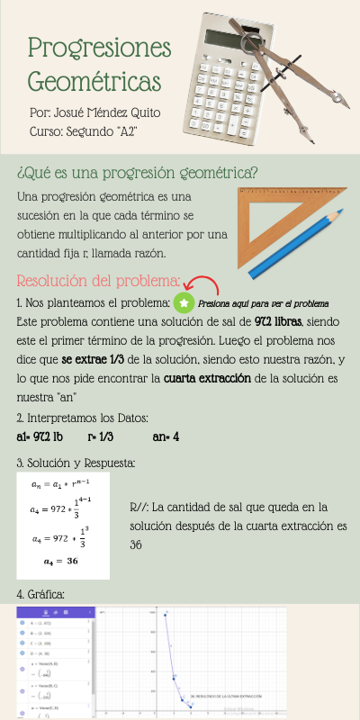 Progresiones Geométricas | Genially