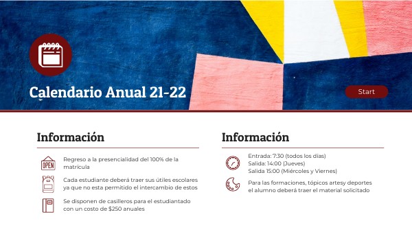 Calendario Anual