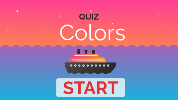 Colors QUIZ | Genially