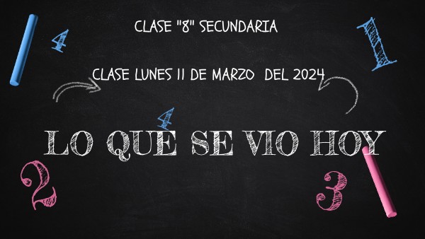 CLASE "8" SECUNDARIA | Genially