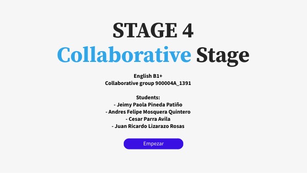 STAGE 4 Collaborative Stage