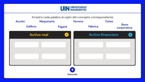 Activos reales y financieros | Genially