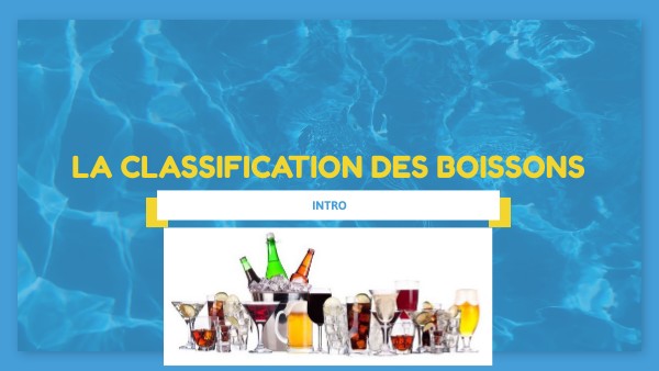 la classification des boissons | Genially
