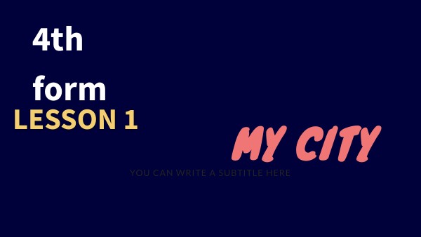 4TH GRADE LESSON 1 | Genially