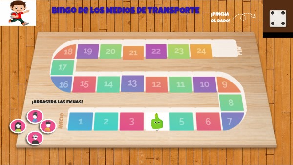 Bingo de los medios de transporte | Genially