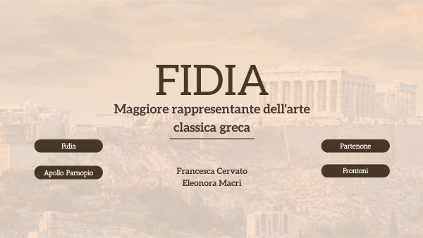 Fidia presentation | Genially